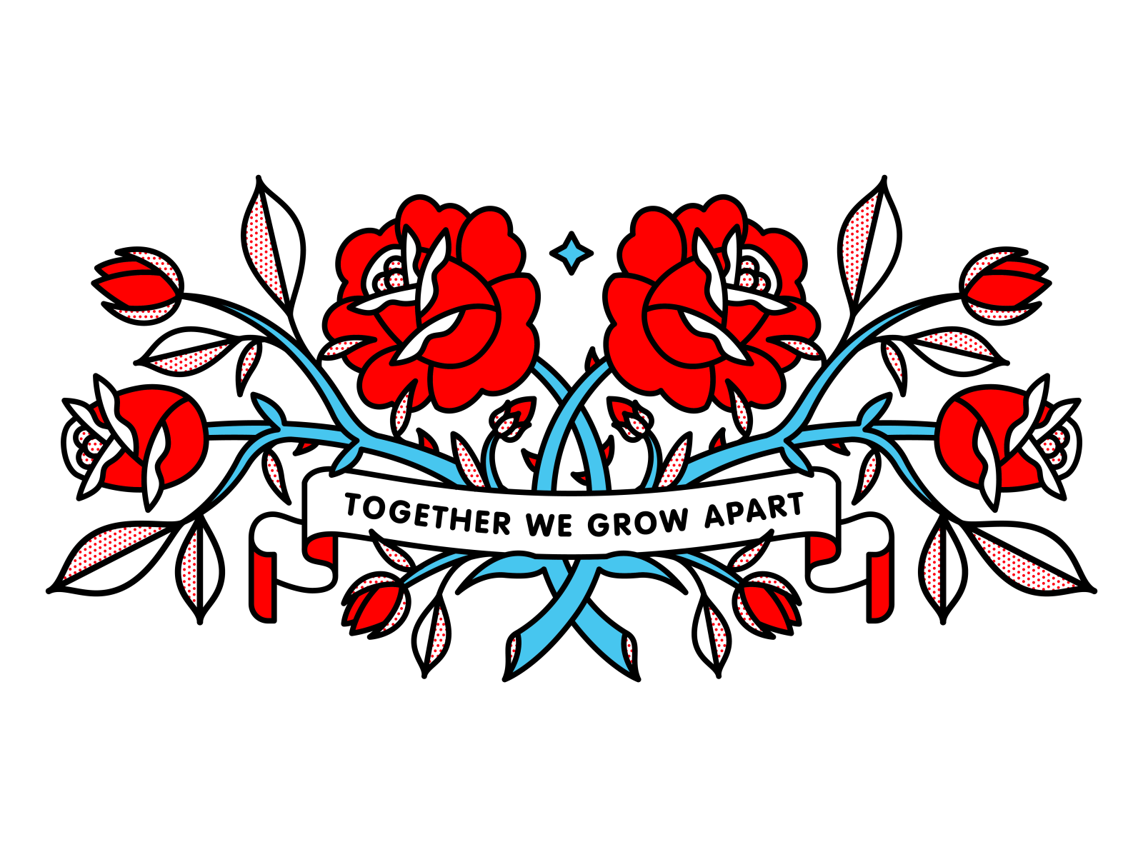 Together We Grow Apart by Lisa Champ on Dribbble