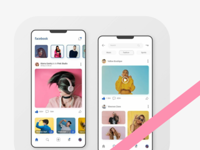 Facebook Redesign By Redbyte On Dribbble