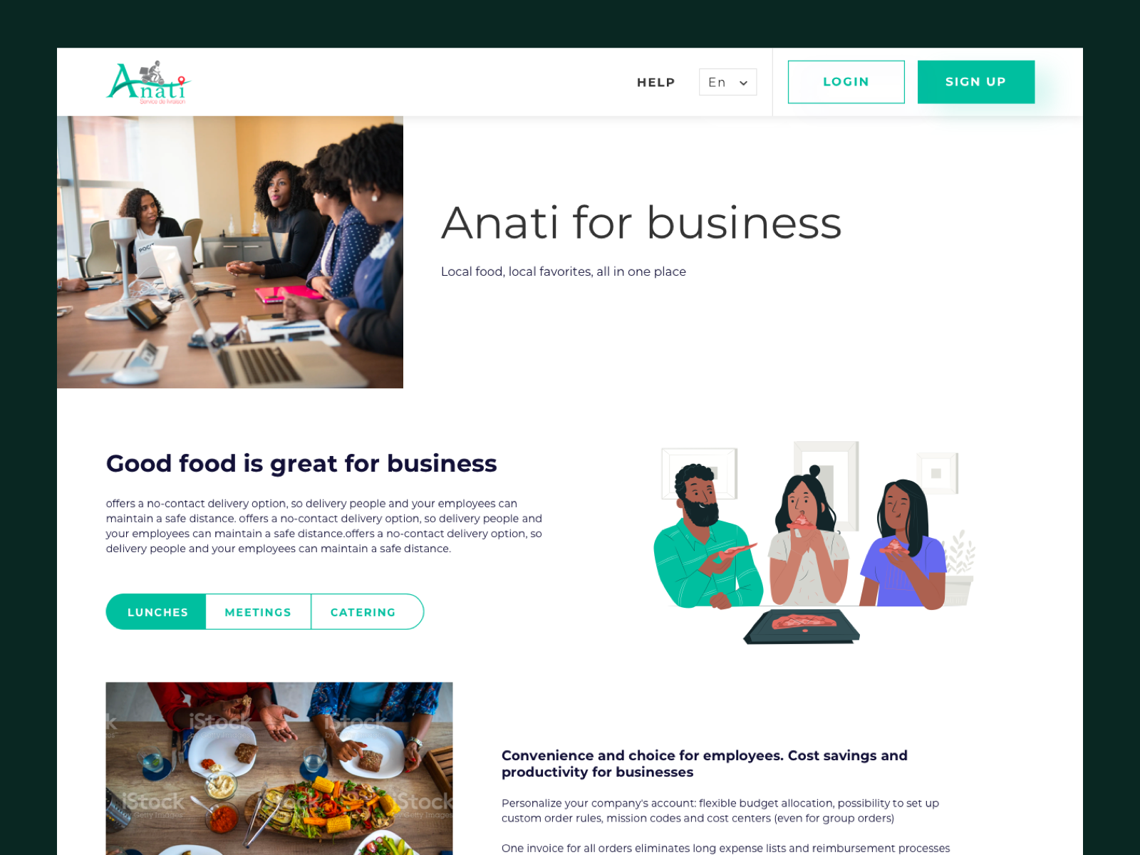 Anati for business by Tatev on Dribbble