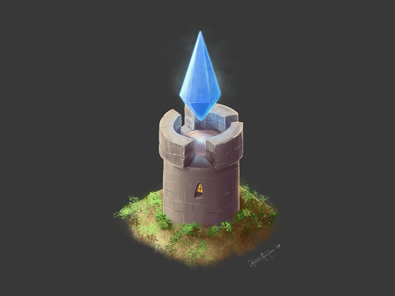 The Mage tower by Bojan Drango on Dribbble