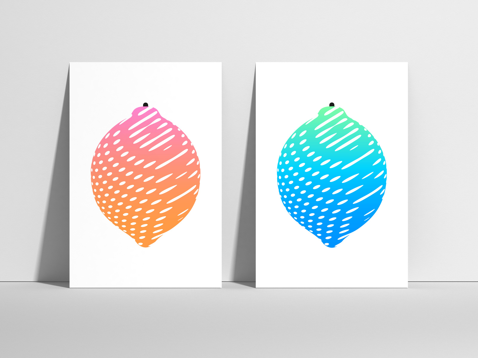 Screenprint art work - Lemon by designbytiger on Dribbble