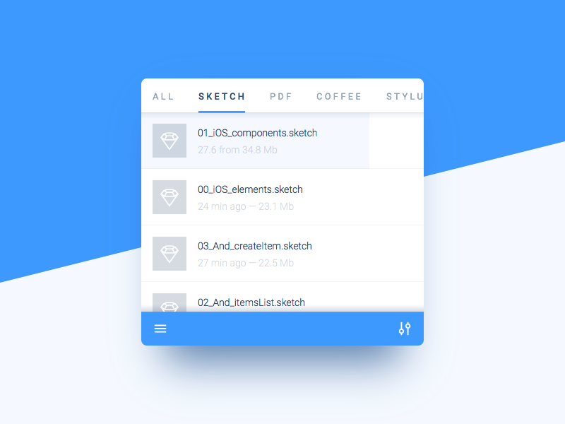 File upload by Oleg Frolov on Dribbble