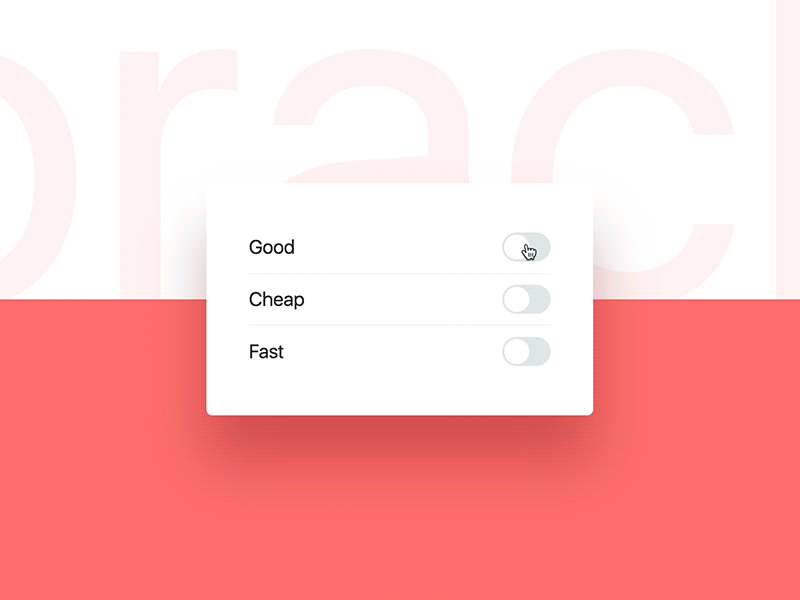 Oracle 2.0 by Oleg Frolov on Dribbble