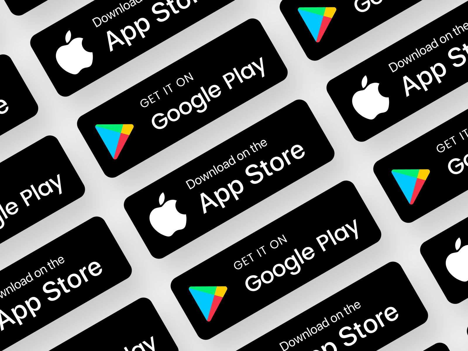 Apps Stores Badges By Oleg Frolov On Dribbble