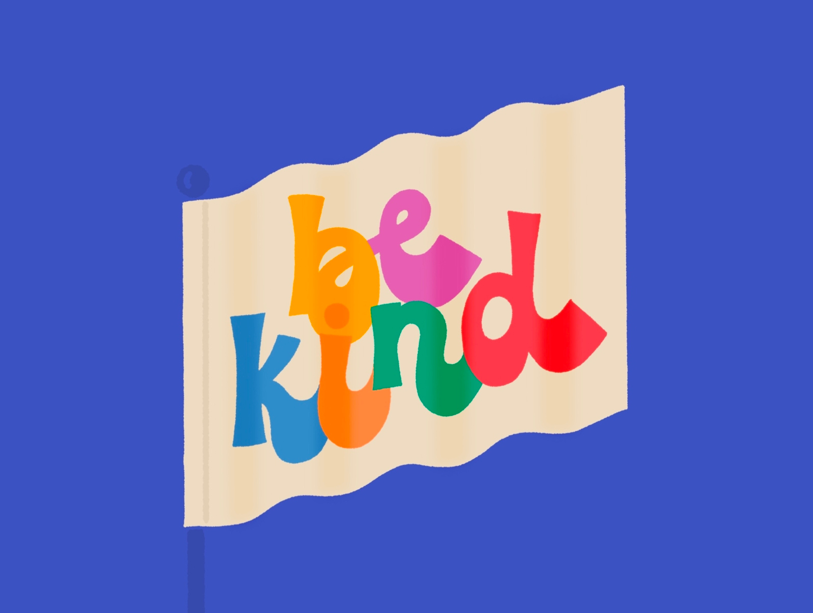 A little flag for kindness by Jaz Massa on Dribbble