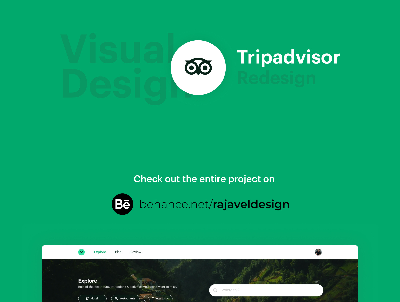 Web Design - Tripadvisor conceptual User Interface Design by Rajavel on ...