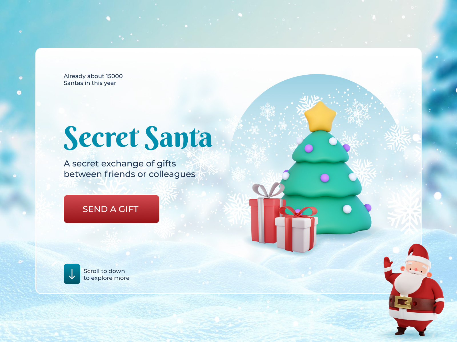 Secret Santa shot by Lily Smirnova on Dribbble