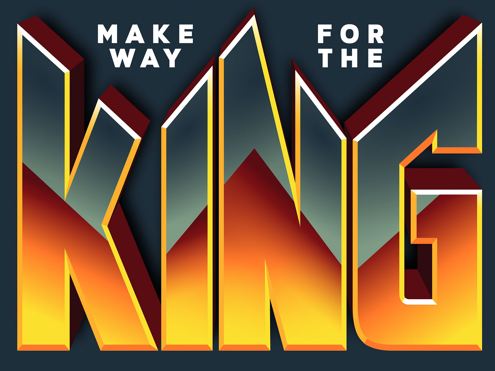 Make Way For The King By Robert Gant On Dribbble