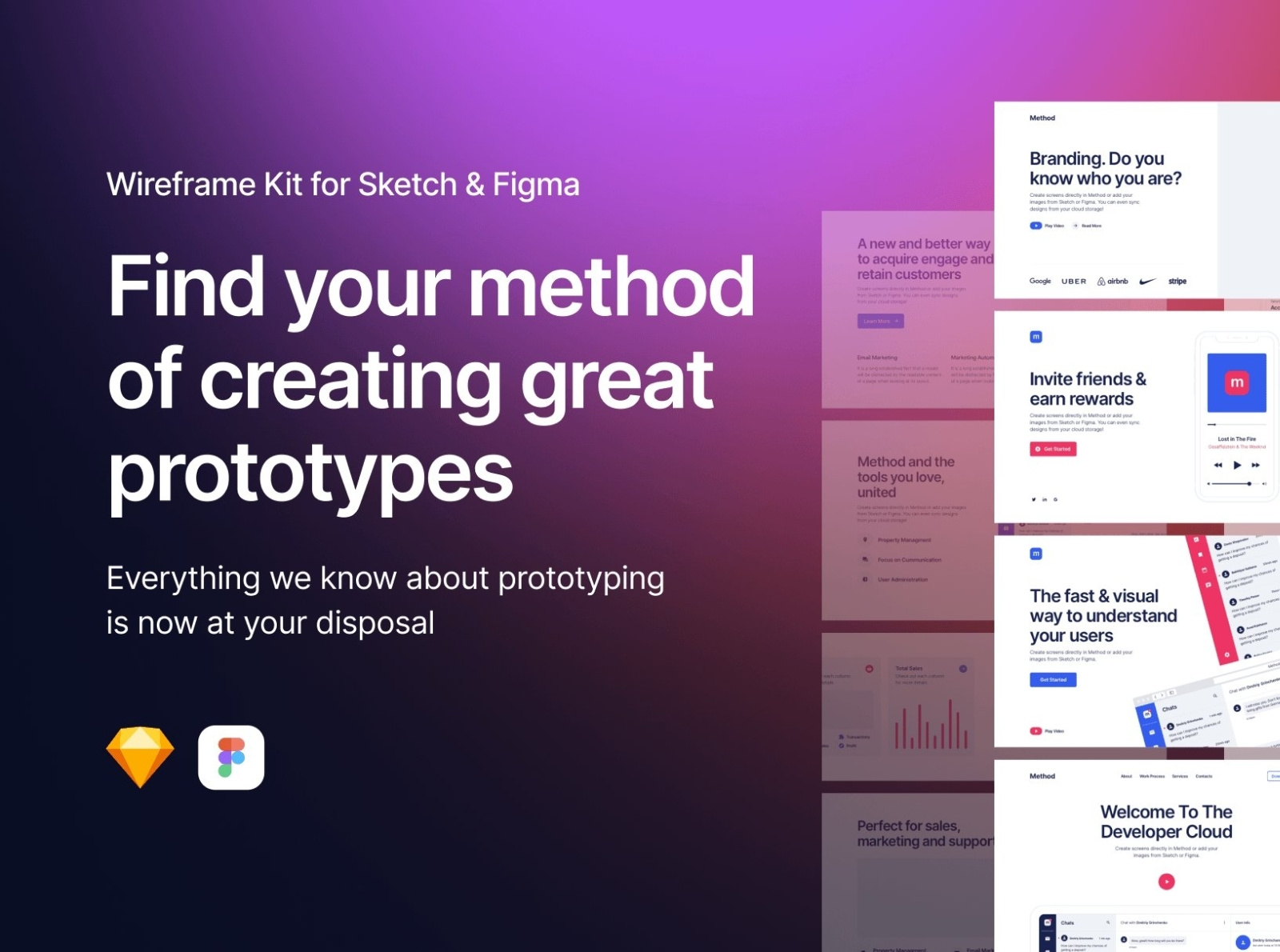 Method Wireframe Kit 3 by PSDauthor on Dribbble