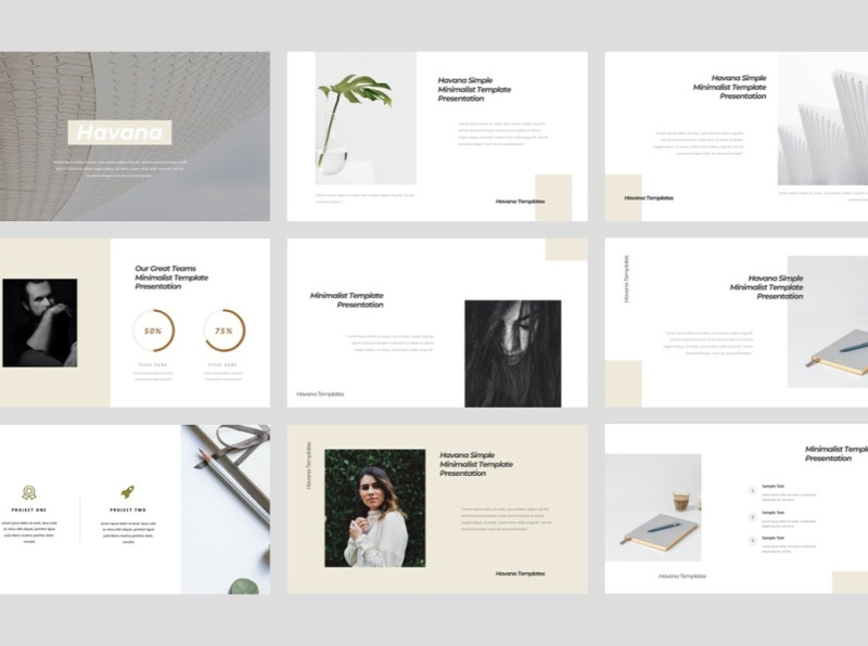 Havana Powerpoint by PSDauthor on Dribbble