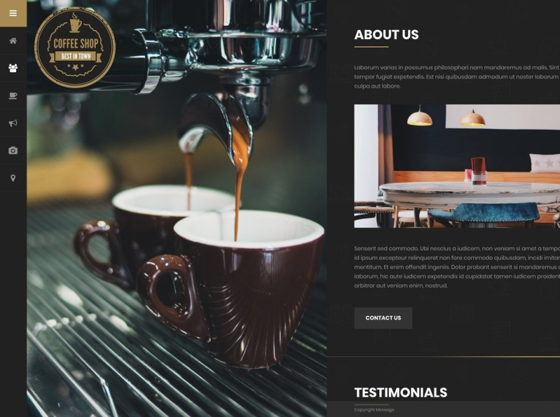 Coffee Shop - WordPress Theme by PSDauthor on Dribbble