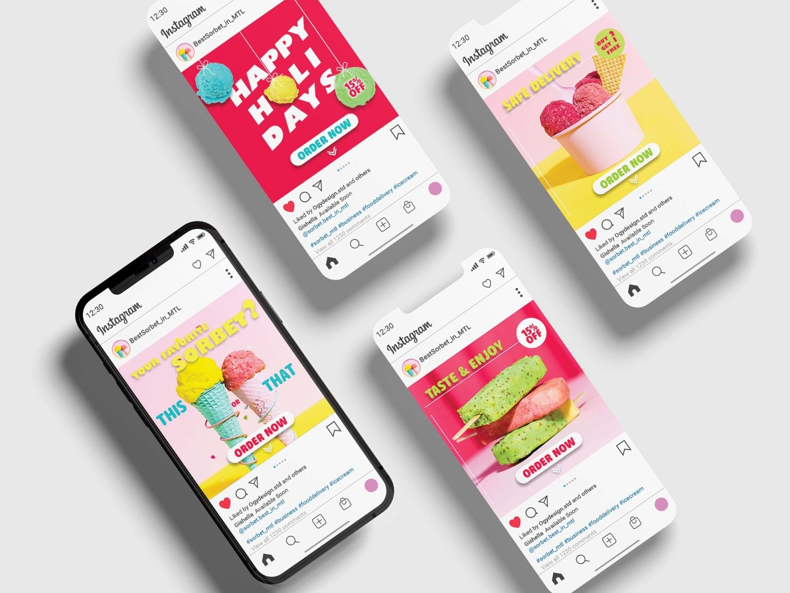 Marketing Instagram Design ads by Marta Art on Dribbble