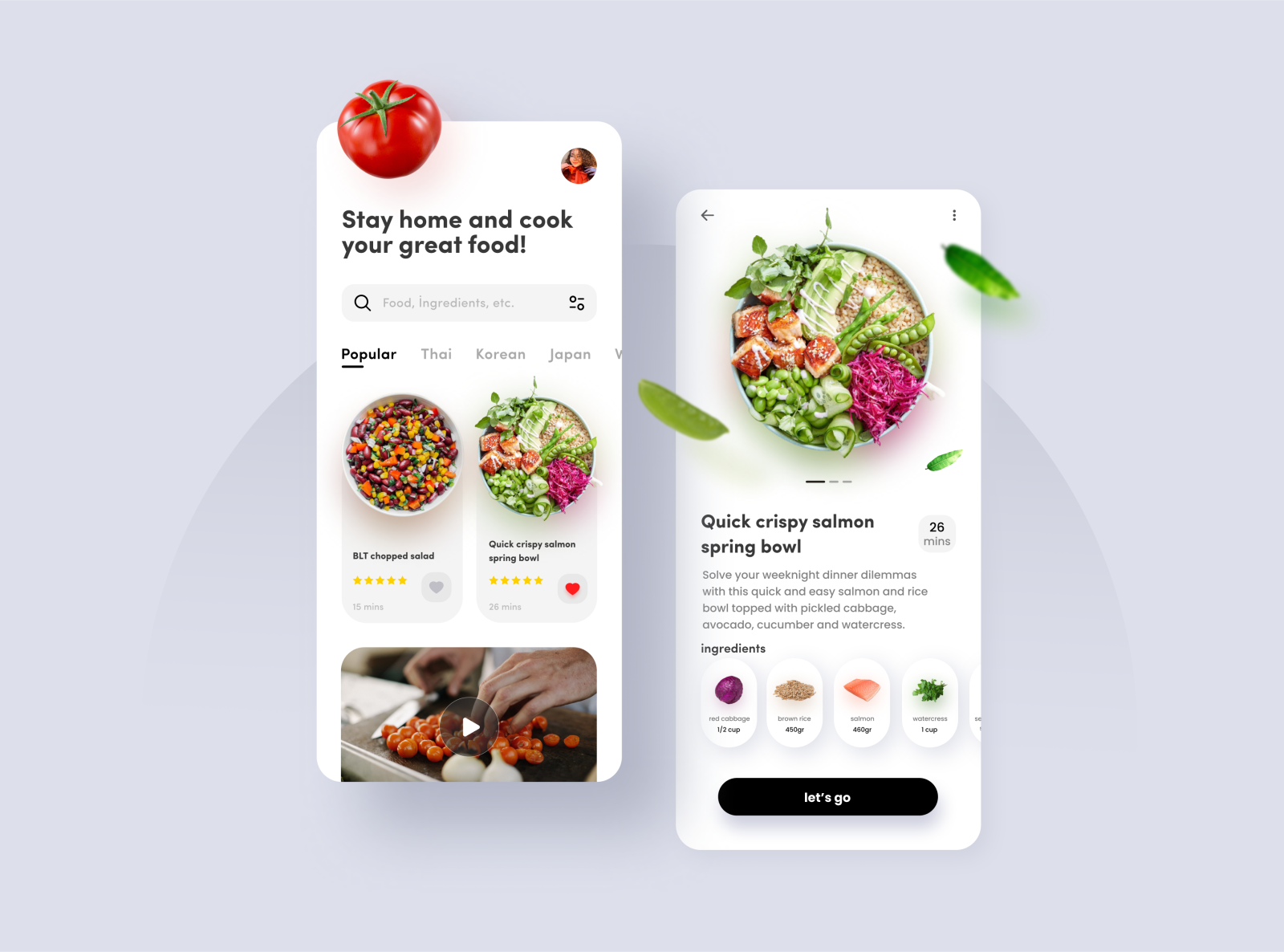 home cooking mobile app design by nazrin on Dribbble