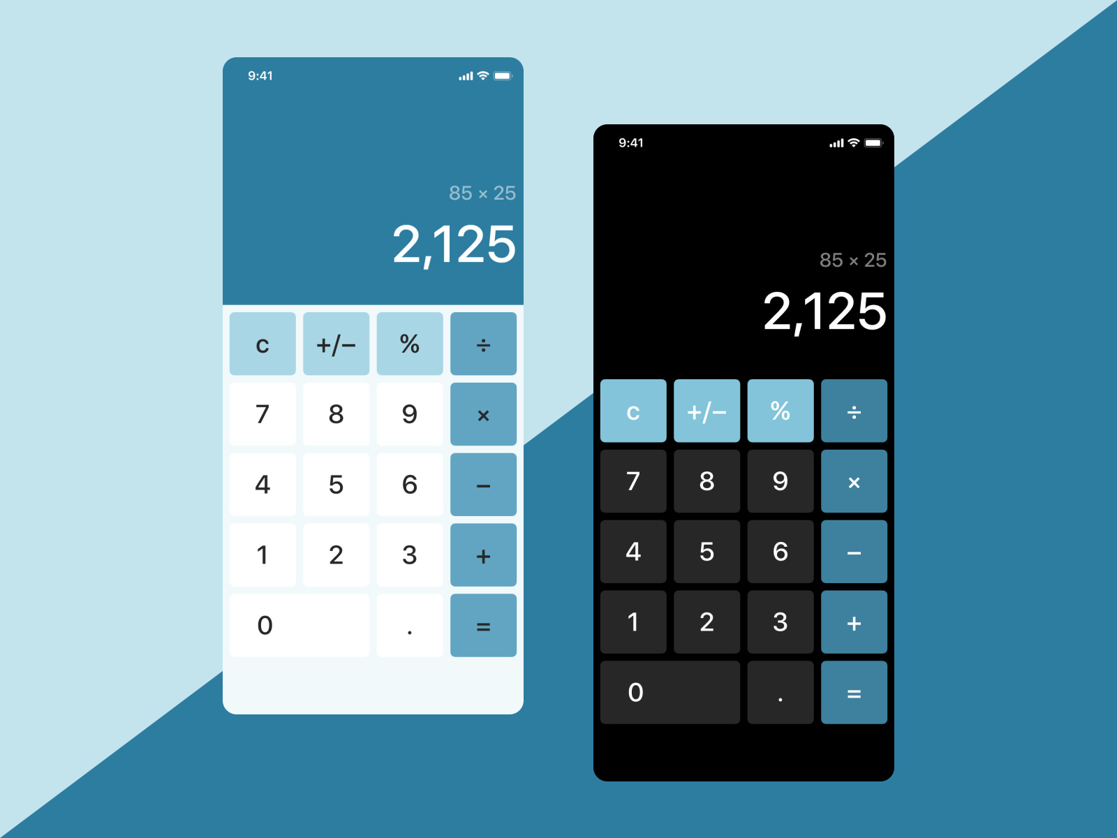 Calculator by Mary Aksenova on Dribbble