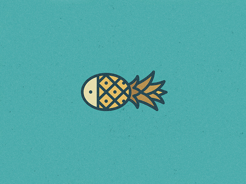 Pineapple Fish by ei8htz on Dribbble