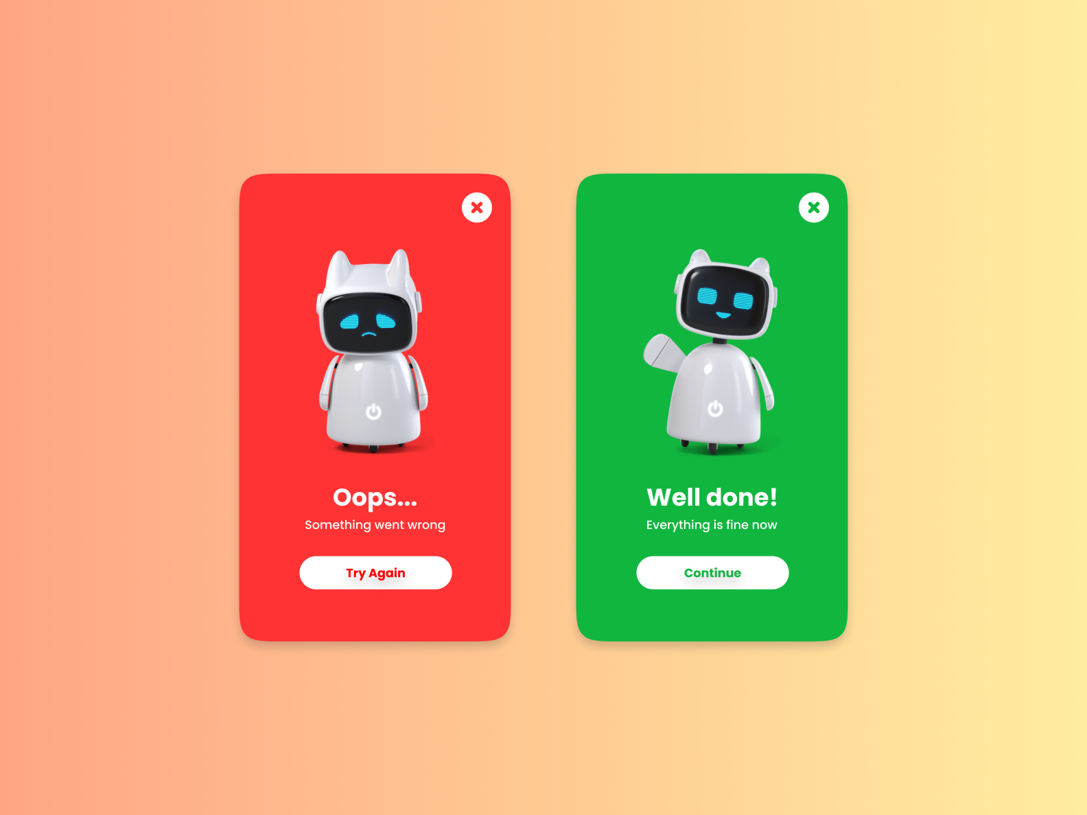 Daily UI #011 - Flash Message by Drew Marques on Dribbble