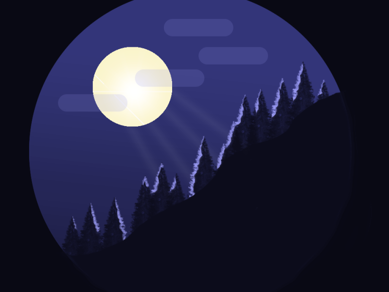 2d Moon by Nemanja Garić on Dribbble