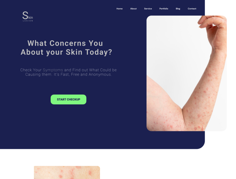 Skin Lesion Medical Agency by Moazzam hasnat Khan on Dribbble