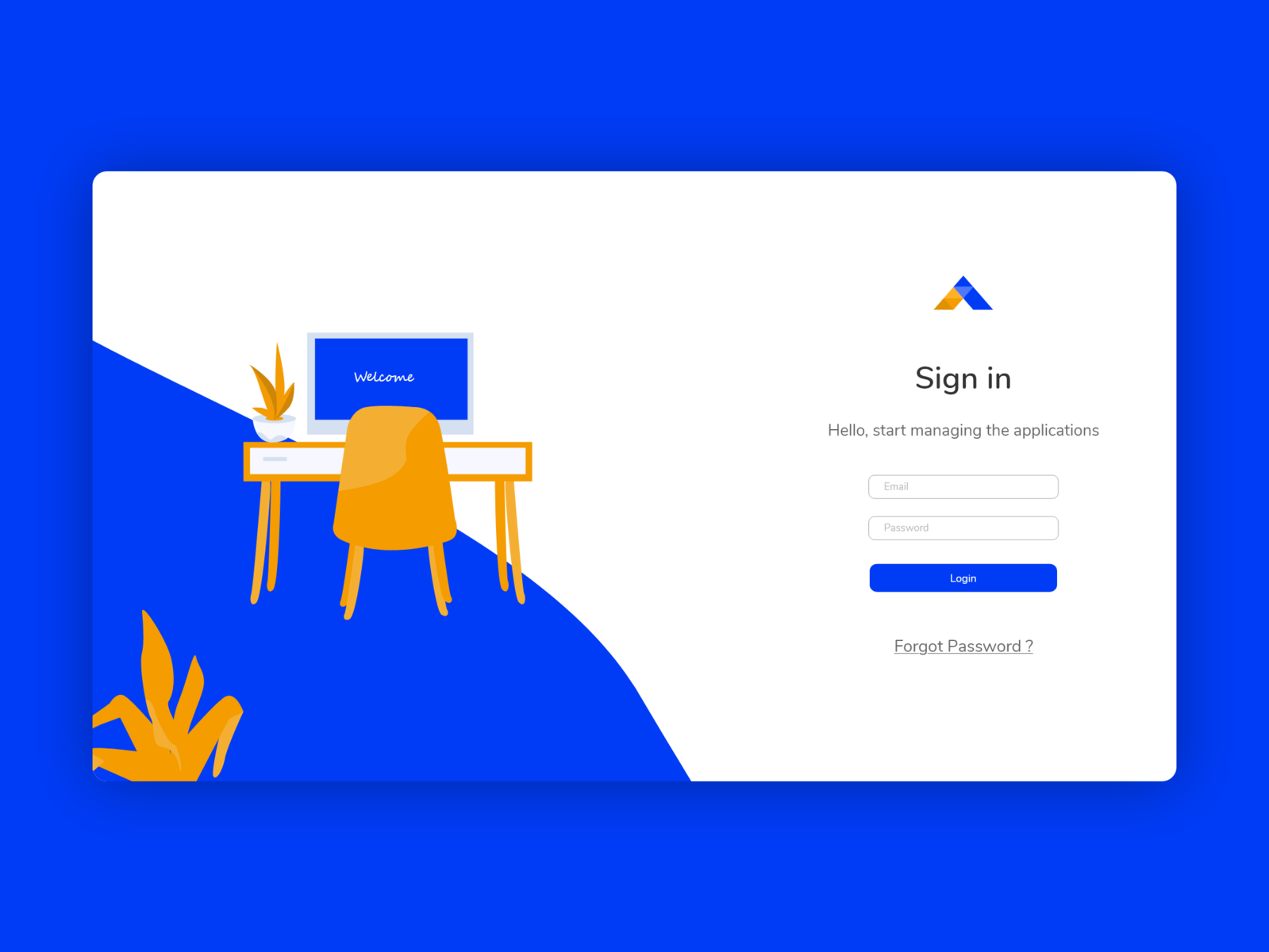 Login Page by Saad Hassan on Dribbble