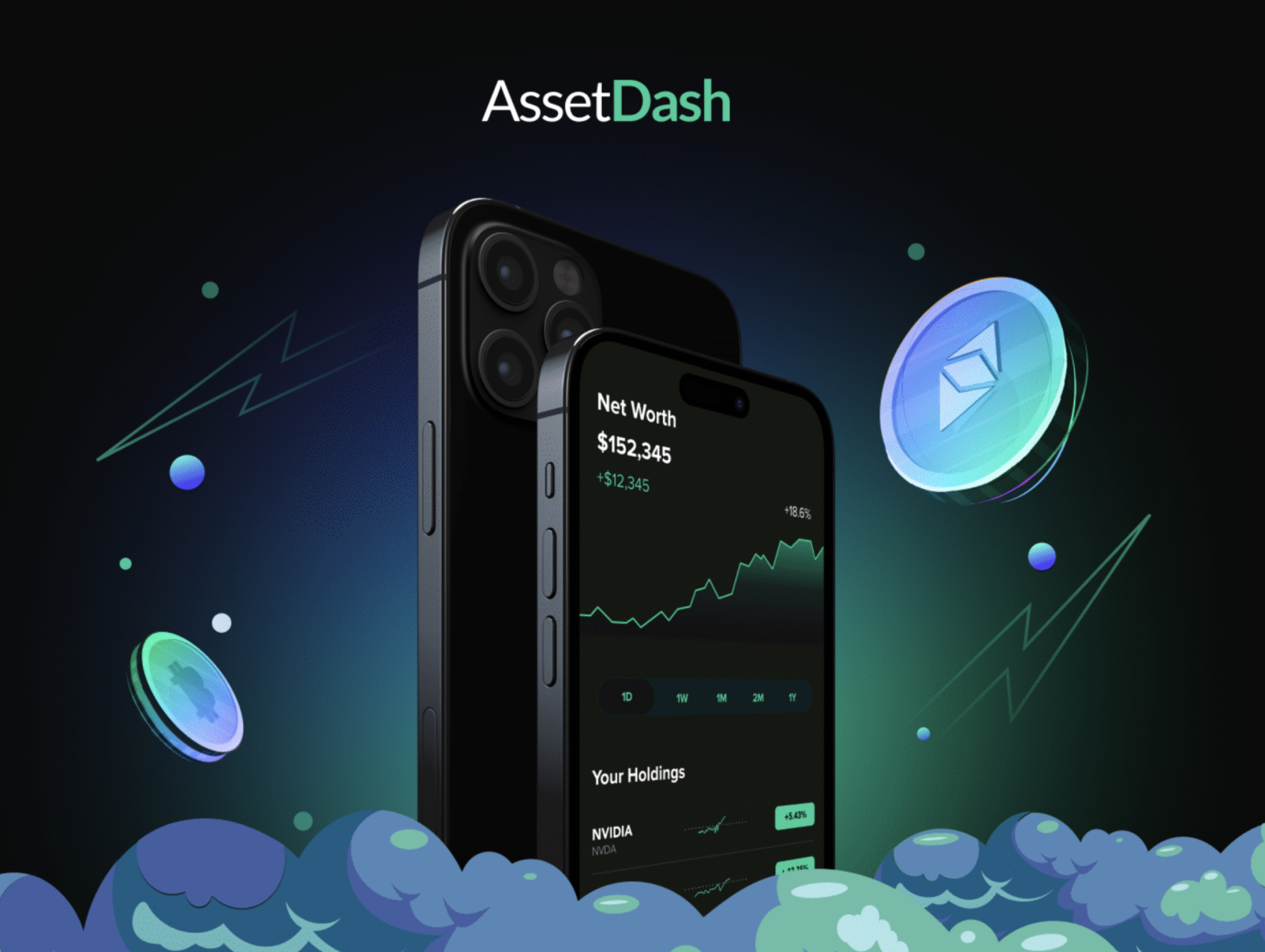 AssetDash | Portfolio Tracker mobile and web app by Lilith Gh on Dribbble