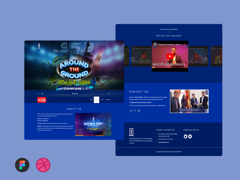Sithula FM Website by Ishara Induranga on Dribbble