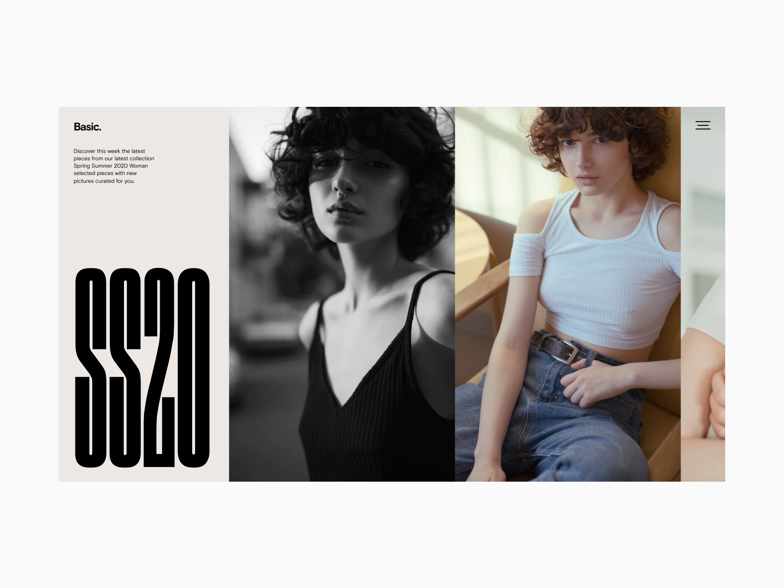 Fashion Website - Slider Concept by Stefano Peschiera on Dribbble