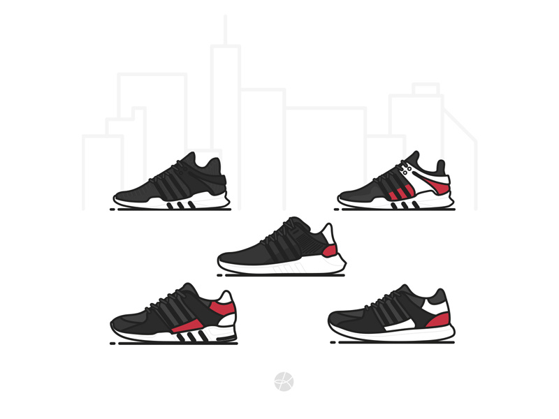 Adidas EQT Icons by Michal Slusny on Dribbble