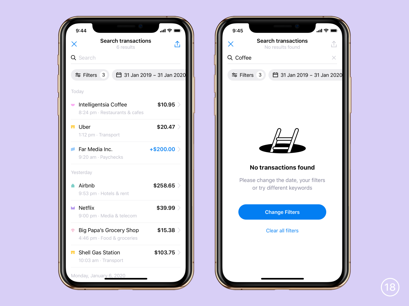 No transactions found by Ivan Kostriukov on Dribbble