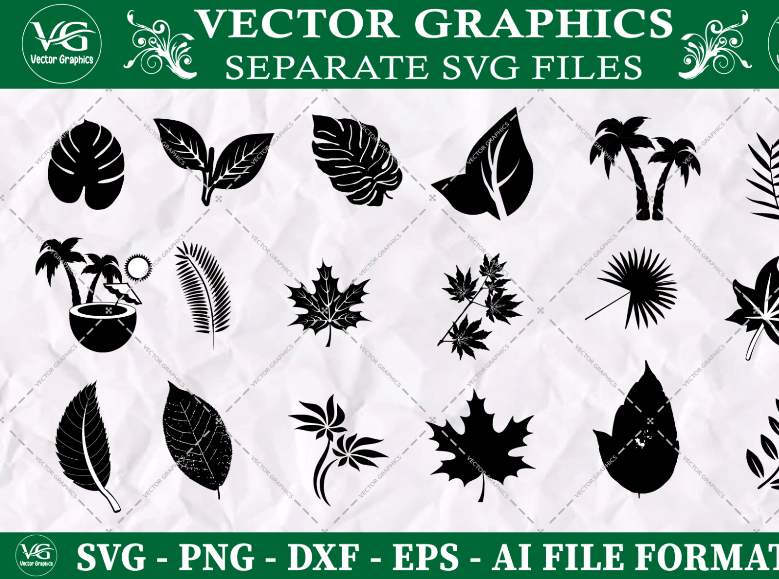 Leaves SVG - Oak Leaves SVG, Tree Leaves SVG by Vector Graphics on Dribbble