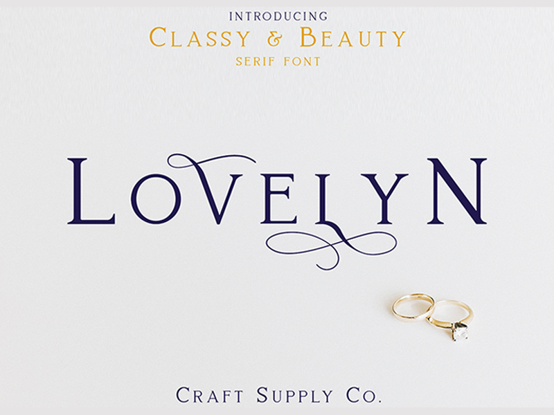 Lovelyn Font by Craft Supply Co. on Dribbble