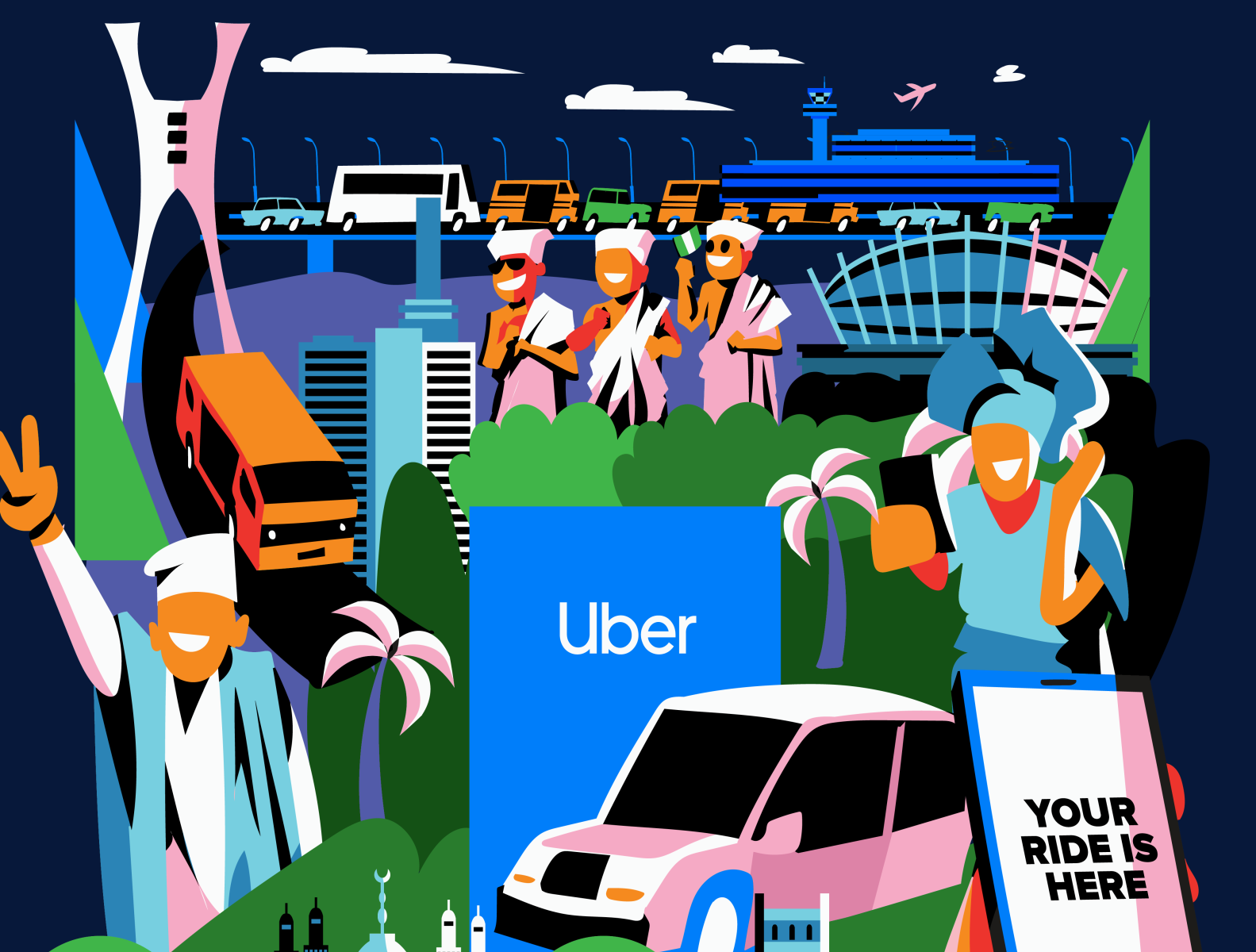 Uber Mural by Shutabug on Dribbble