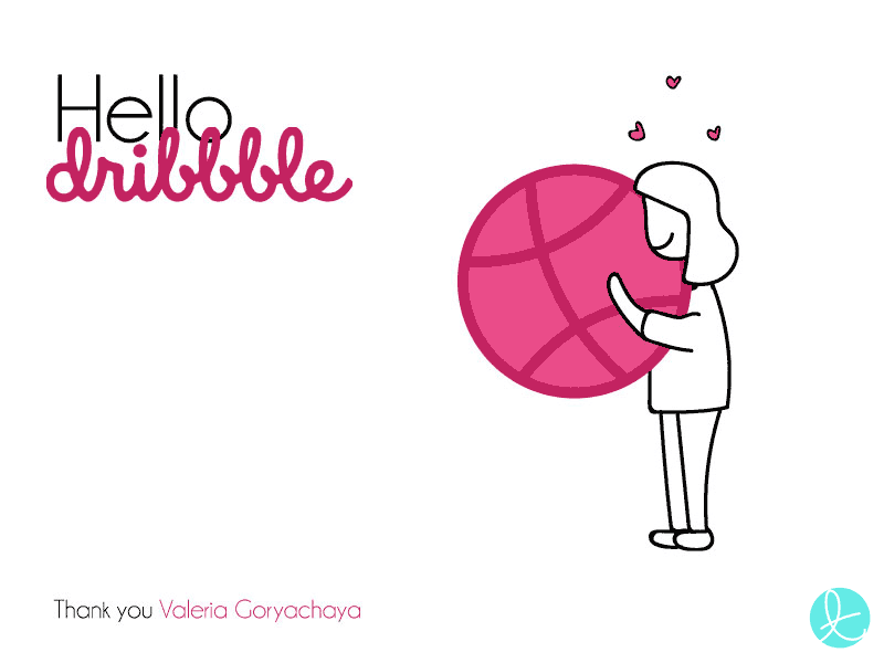 Hello Dribble! by Teja Kumar on Dribbble