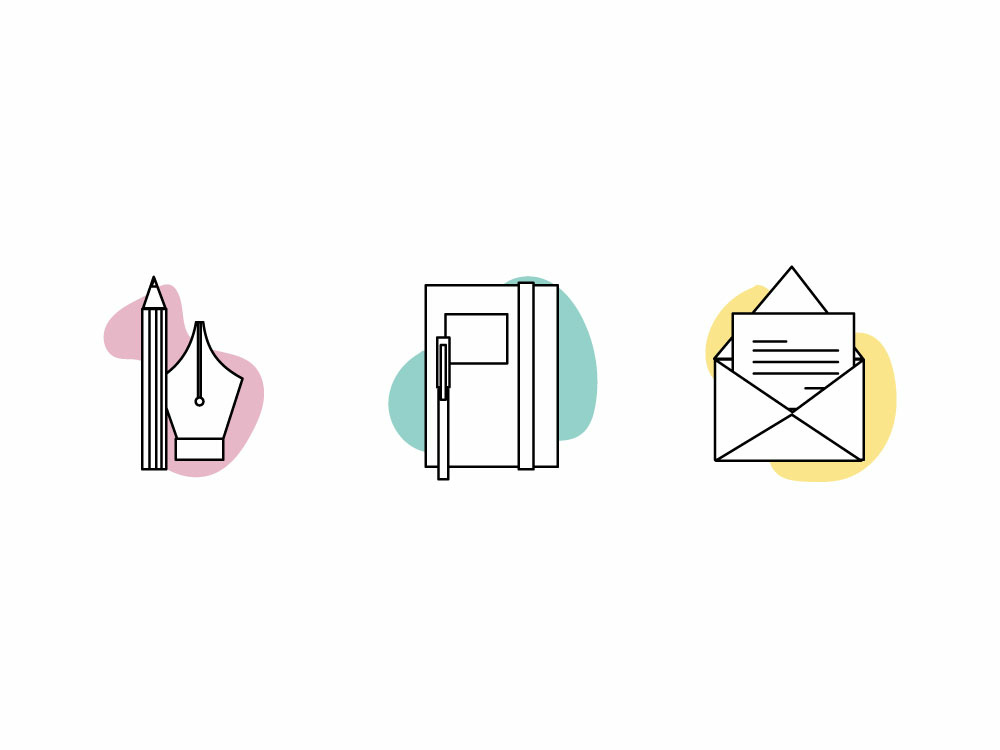 Portfolio website icons by Teja Kumar on Dribbble