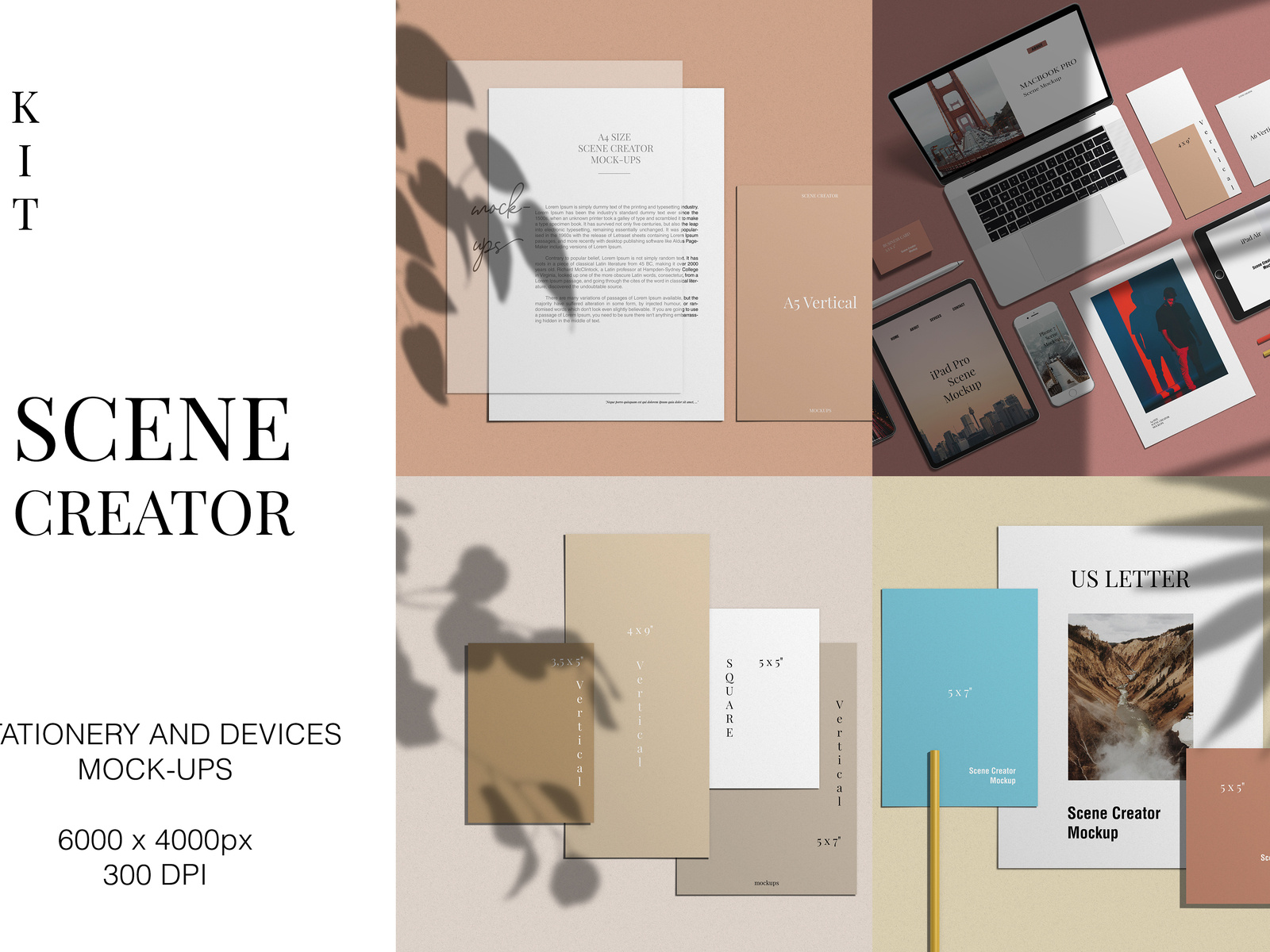 Scene Creator - Mock-ups Kit by GraphicCrew on Dribbble