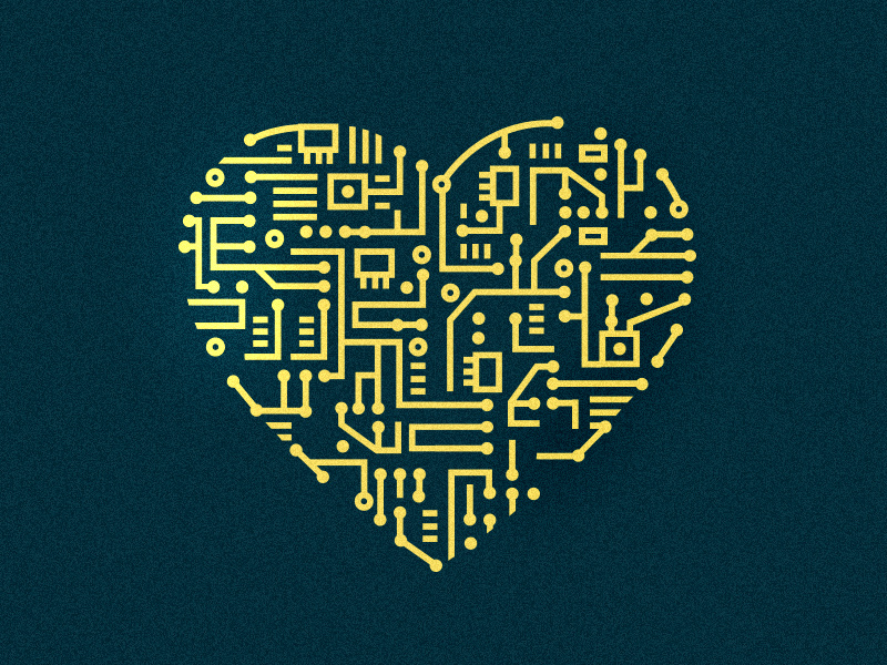 Yes I love technology by Andrew Colin Beck on Dribbble
