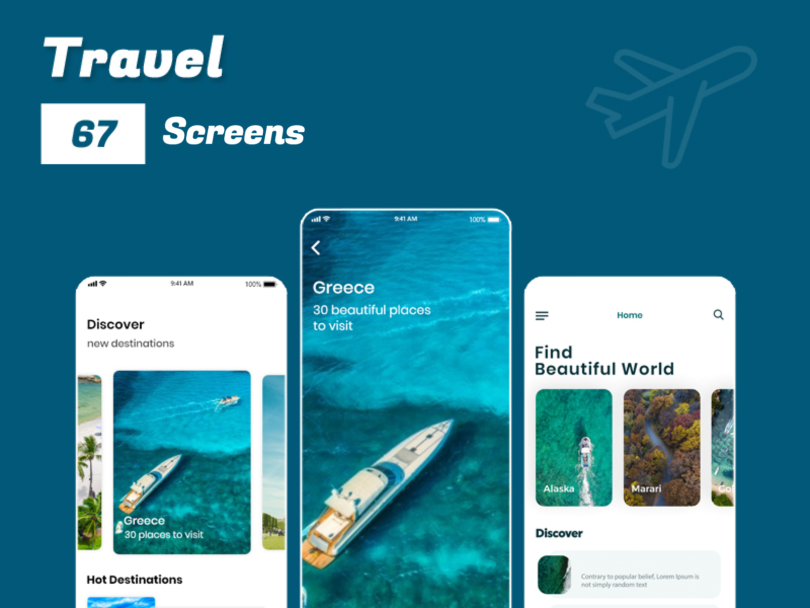 Travel App Design by YourDworld on Dribbble
