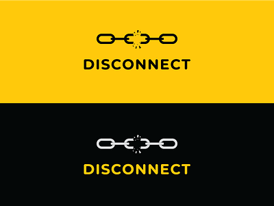 Disconnect logo by Zaryab Ahmed on Dribbble
