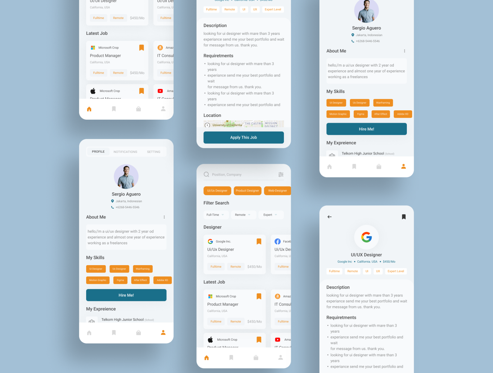 JOB FINDER MOBILE APP by RIYA ROY on Dribbble