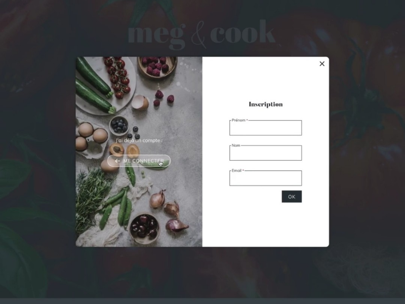 Login / Register modal popup by Pepamood on Dribbble