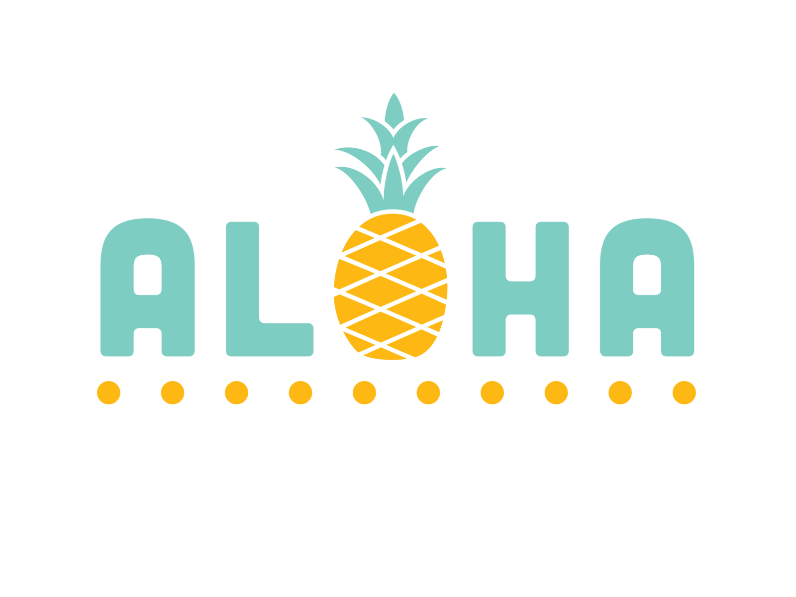 Aloha Pineapple by Megan Hoeffliger on Dribbble