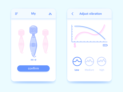 Vibration regulator by tere on Dribbble