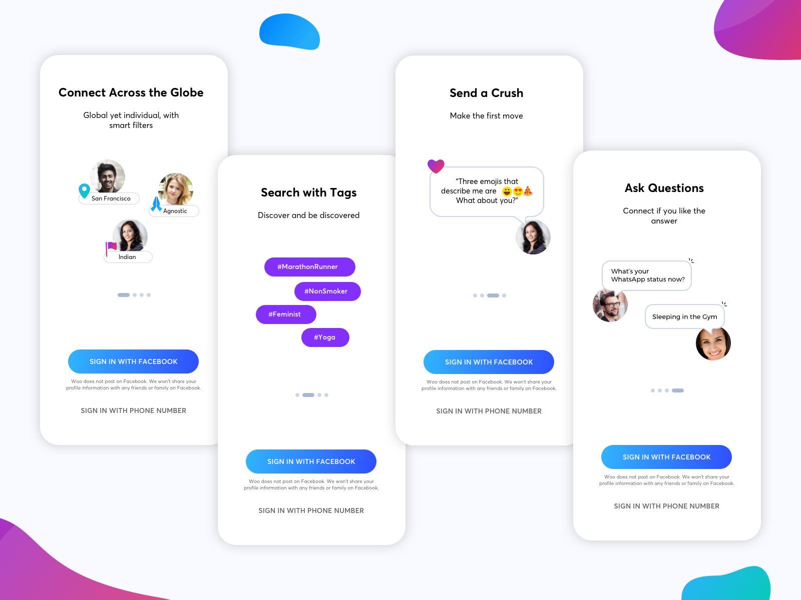 Woo Dating Walkthrough Concept by Subhasis Rout on Dribbble