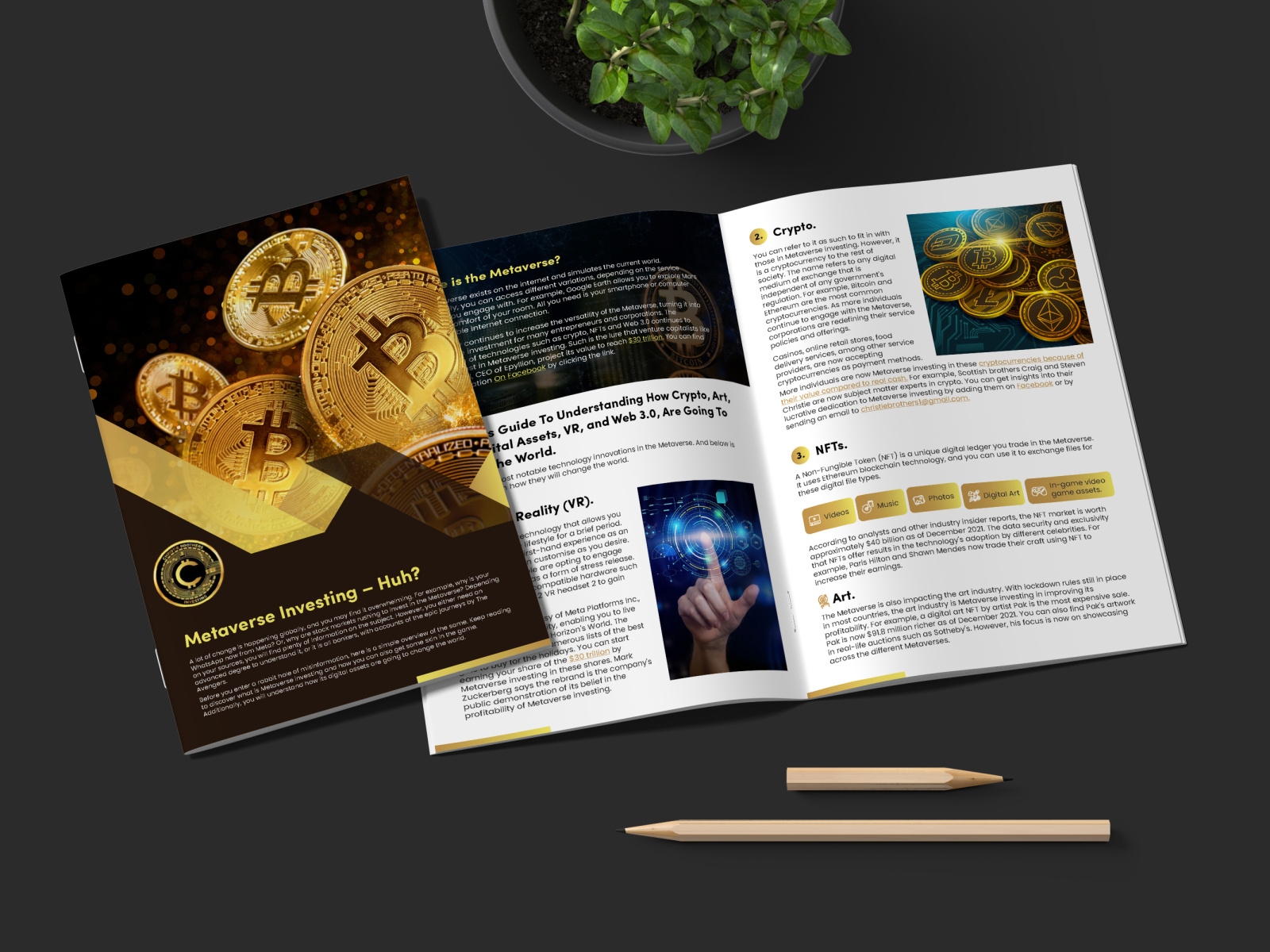 NFT Brochure by Designer_1100 on Dribbble