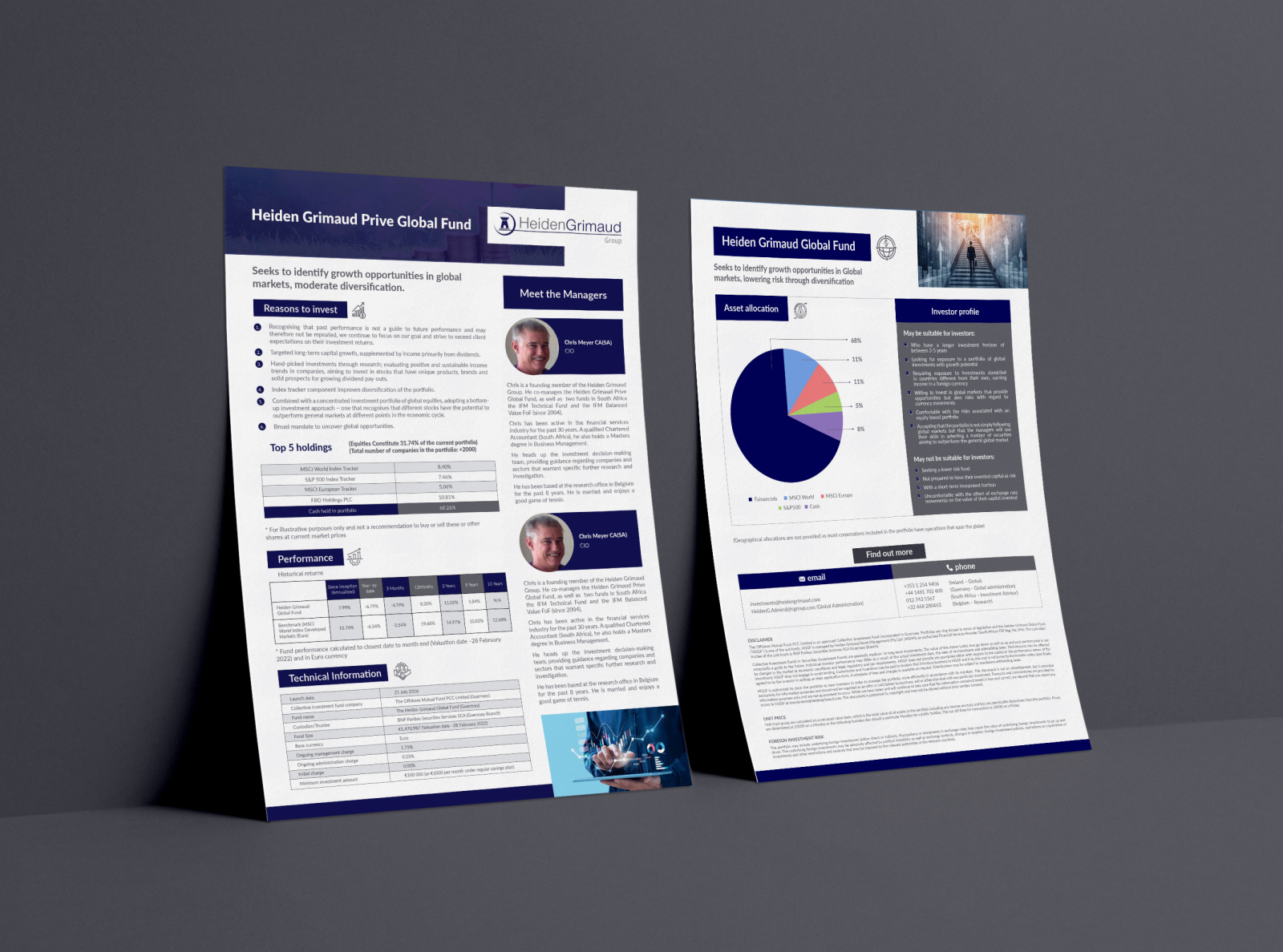 Infographic two pager PDF by Designer_1100 on Dribbble