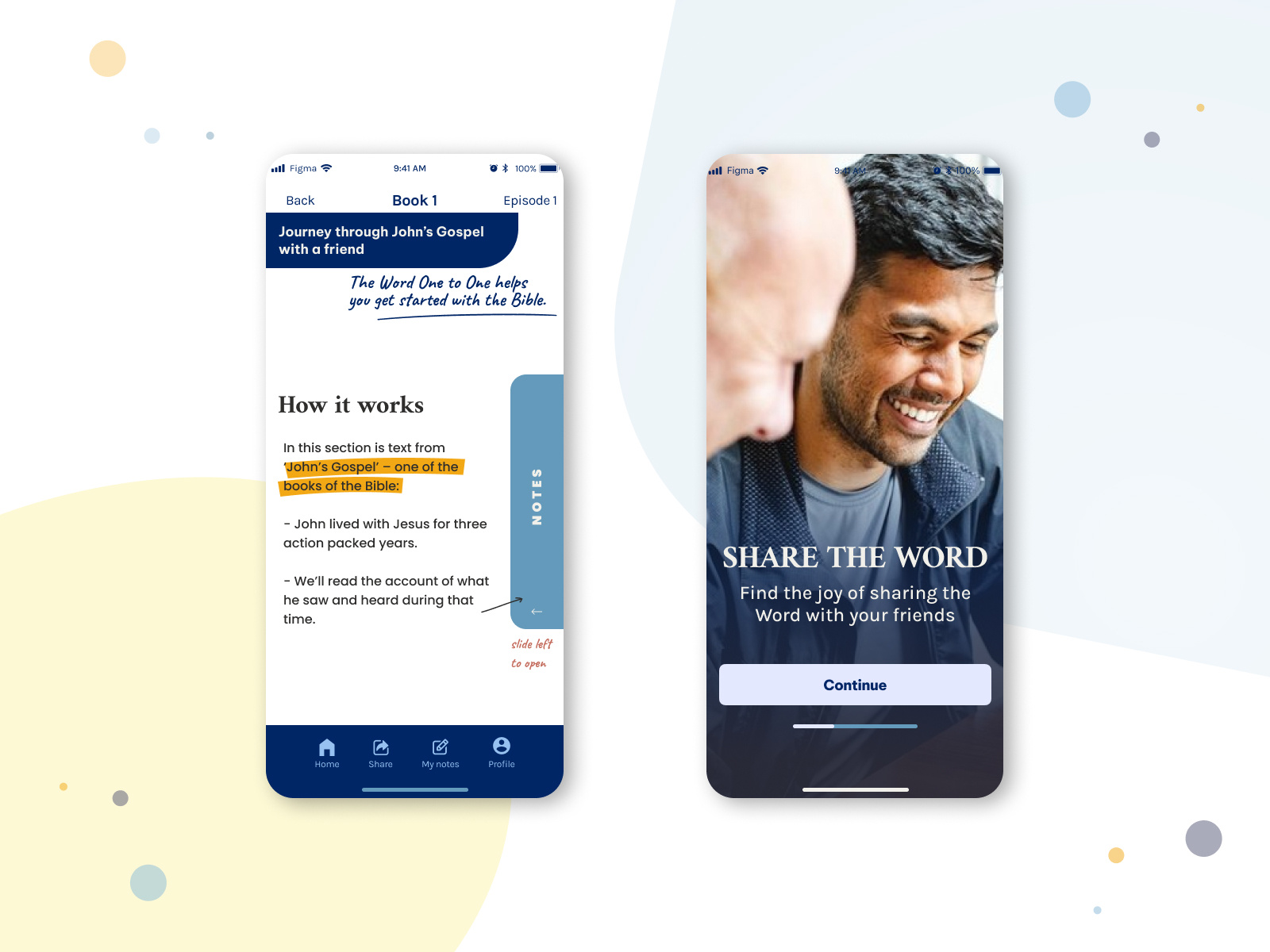 Bible study app by Sofia Dias on Dribbble