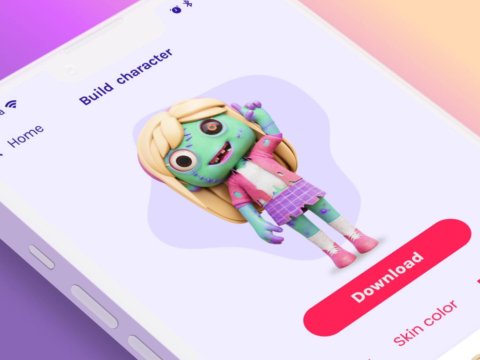 Character builder | e-commerce by Sofia Dias on Dribbble