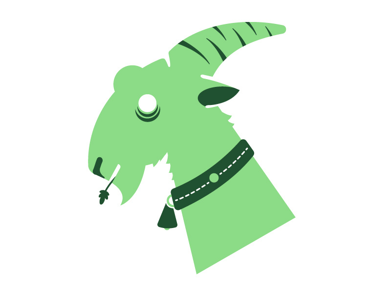 Goat to your Happy Place by Jac Boyum on Dribbble
