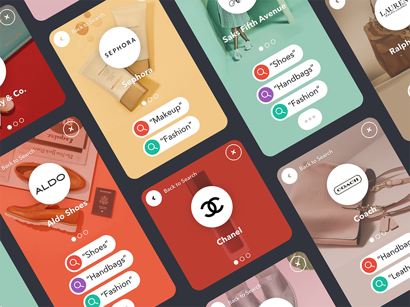 Store Profile Cards by Mitch Butler on Dribbble