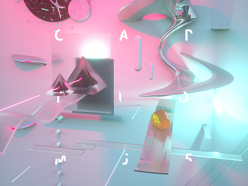 Pink Blue by TongX on Dribbble