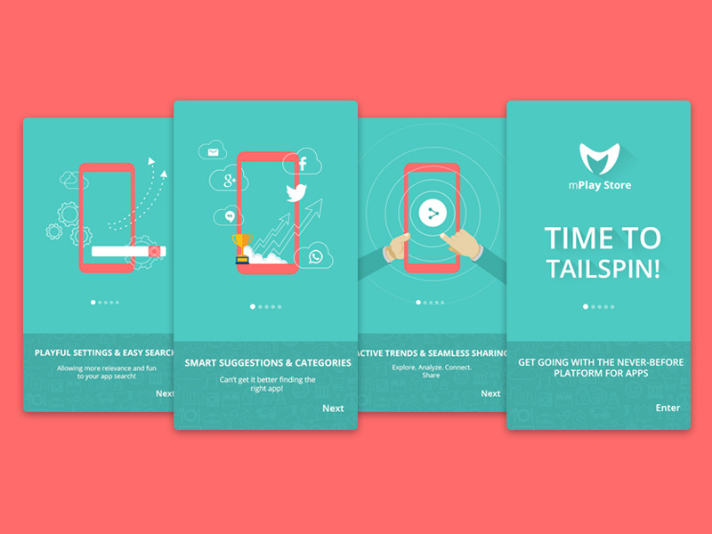 Walk Through Screen by Amit Choudhary on Dribbble